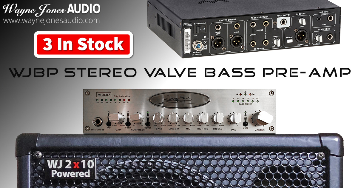 WJBP Stereo Valve Bass Pre-Amp - Wayne Jones AUDIO