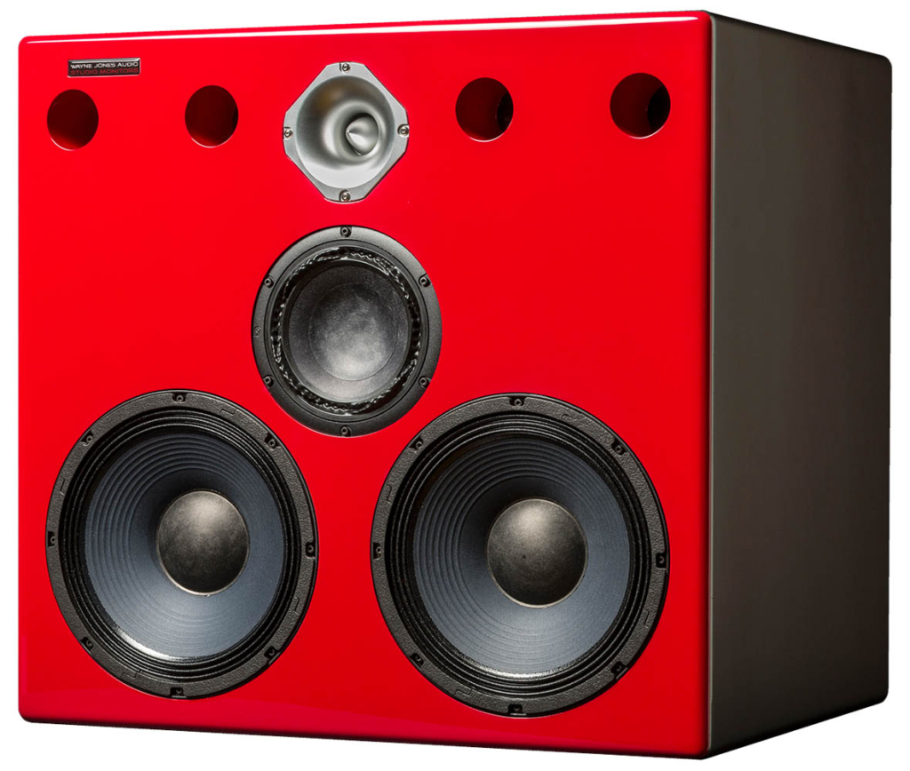 Wayne Jones Audio 2x10 inch 3 way 2000 watt Studio Monitors