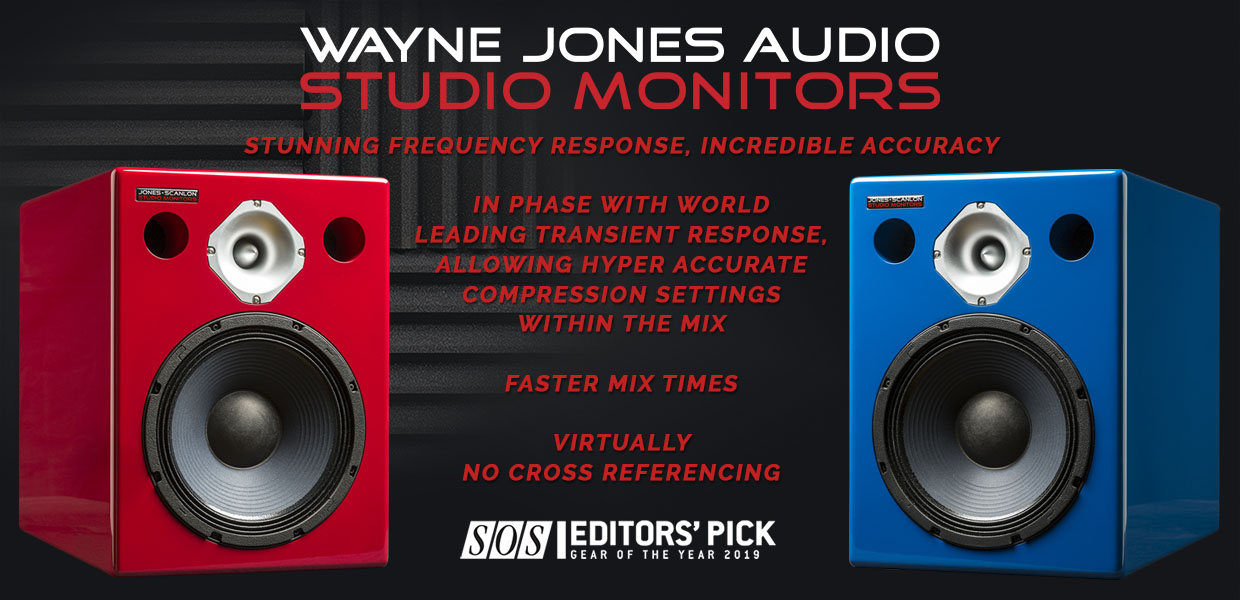 Wayne Jones Audio - studio monitors, bass guitar amplification